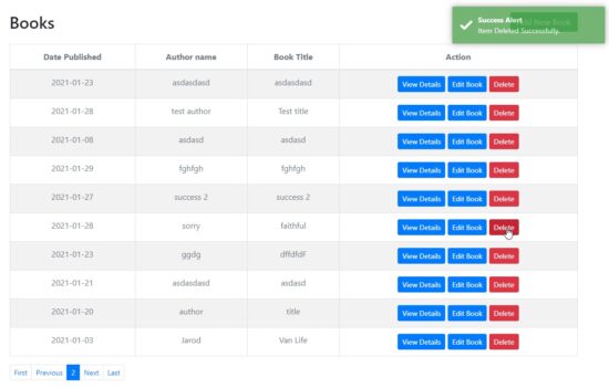 Basic AJAX CRUD app using PHP, MySQL and jQuery - Chief of Stack