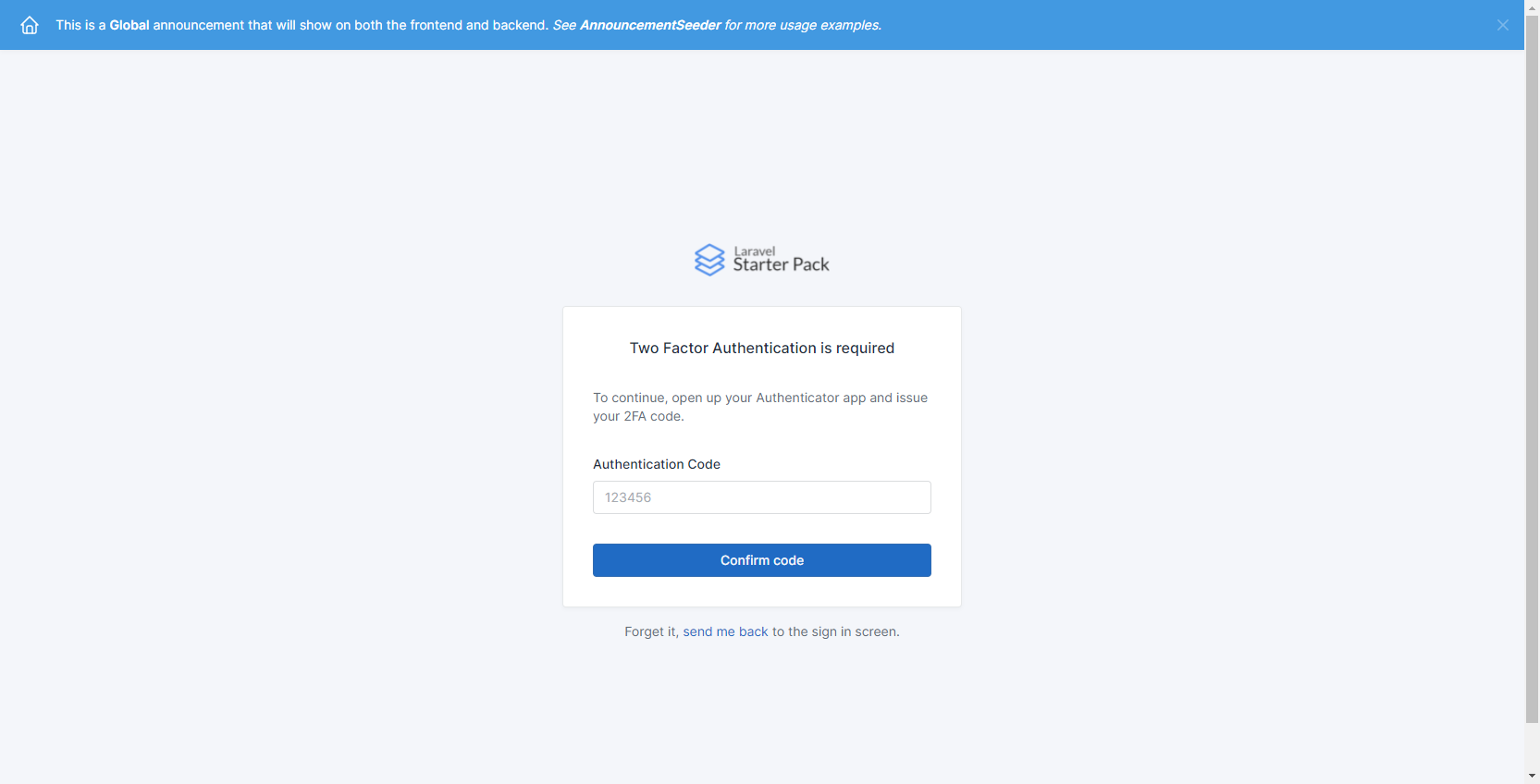 Laravel Starter Pack (LSP) - Chief of Stack