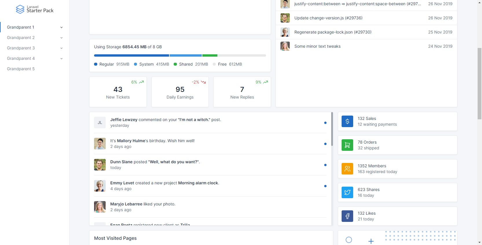 Laravel Starter Pack (LSP) - Chief of Stack